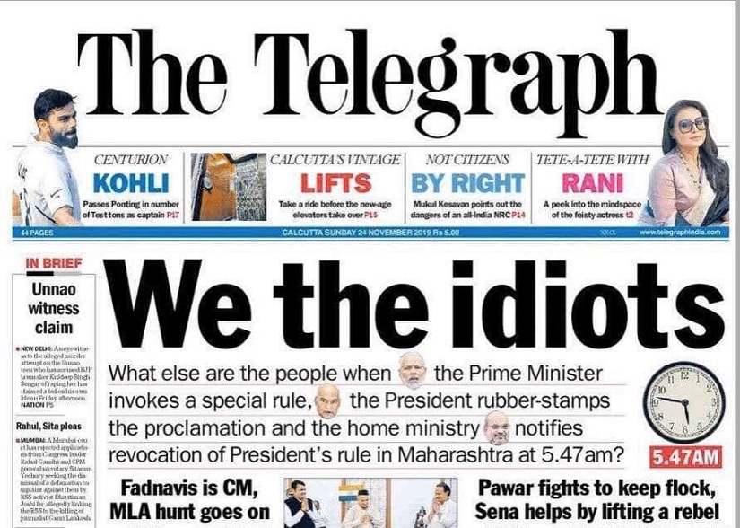 The Telegraph editor, R Rajagopal: Cannot afford to stay neutral ...